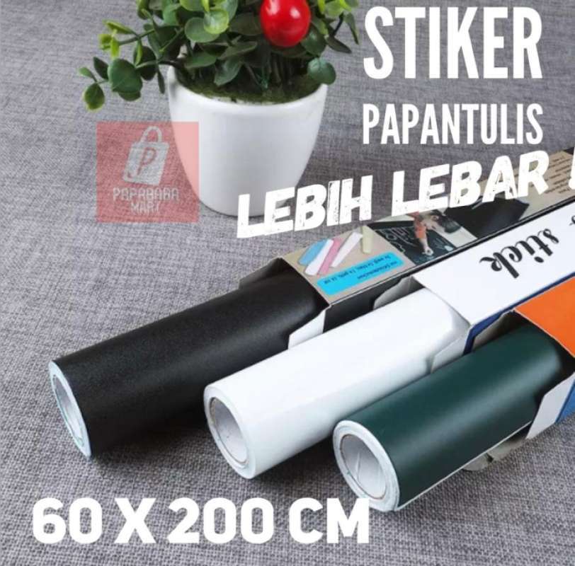 Promo Gratis Ongkir Stiker Papan Tulis Whiteboard Blackboard Kapur ...