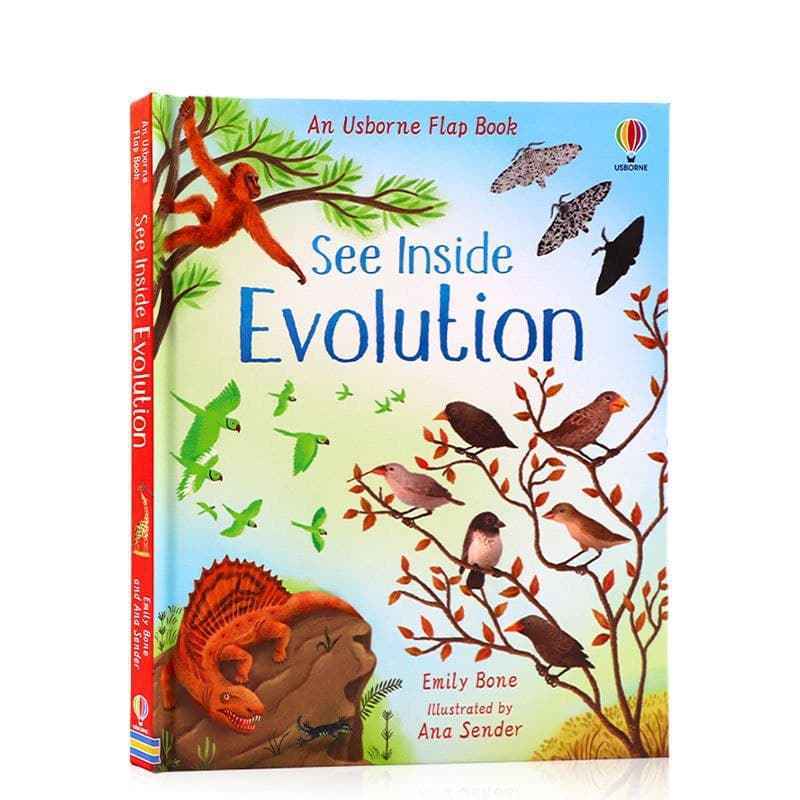 Jual Buku Usborne Flap Book See Inside Evolution di Seller Eduland ...