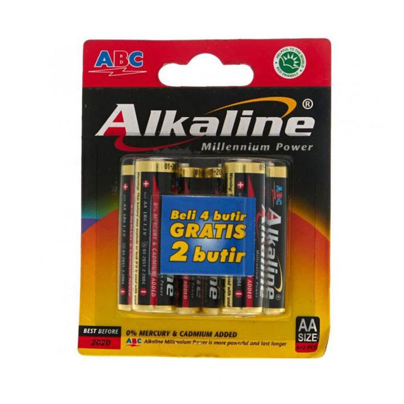 Jual ABC Alkaline LR-06 MP Baterai AA [4 + 2 pcs] di Seller Caliesta ...