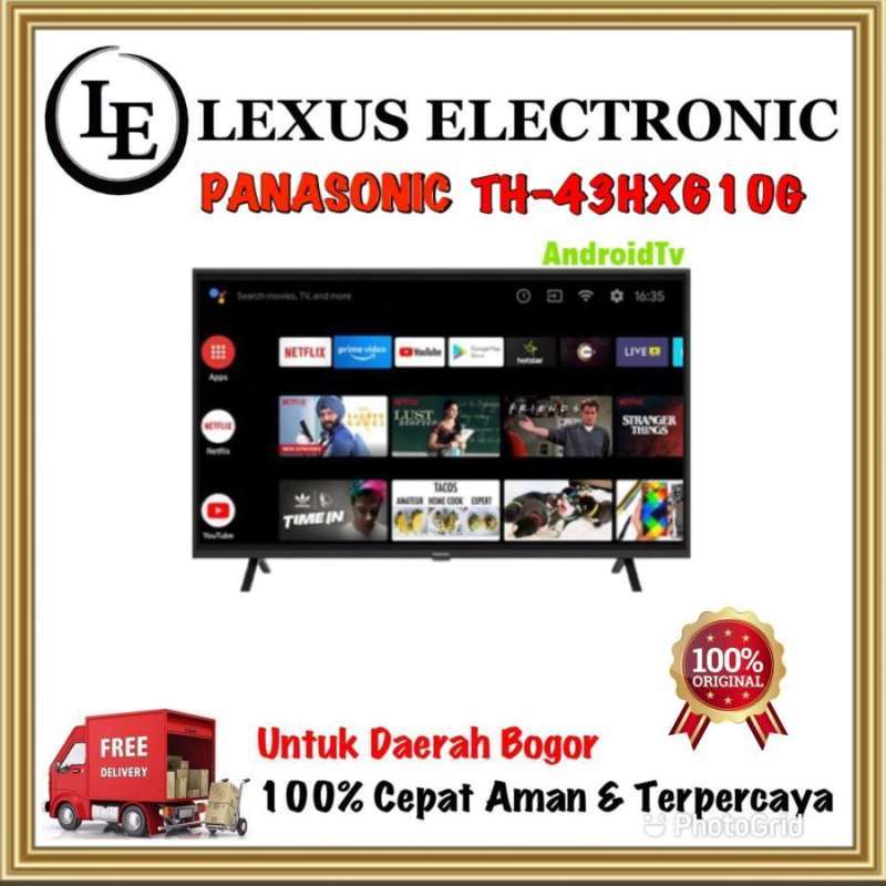Jual Panasonic Android Tv 43 Inch | Th-43Hx610G | 43Hx610G | Uhd 4K di ...