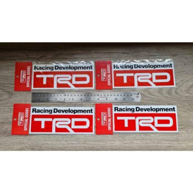 Jual TRD Decal / Stiker Original Made in Japan - 78x190mm di Seller ...