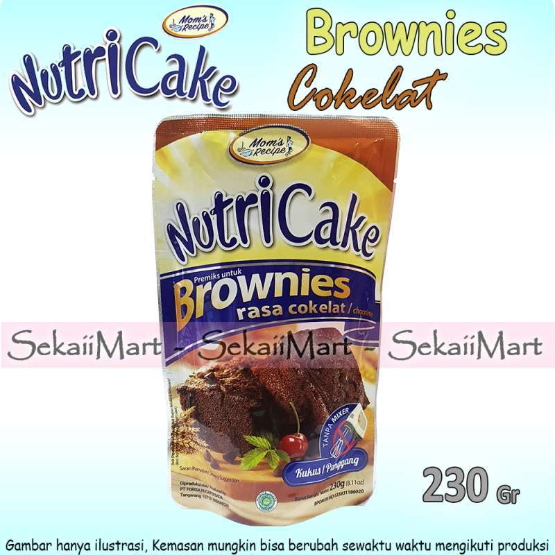 Promo Nutricake Brownies Instant All Variant - Nutri Cake Tepung Kue ...