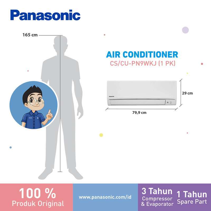 Promo Panasonic Cs/cu-pn9wkj Ac Split Standard Nanoe-x [1 Pk] Diskon 13% Di Seller Panasonic ...