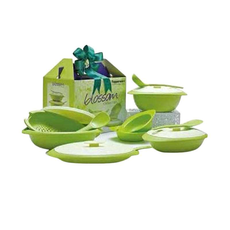 Jual Tupperware Blossom Collection Hijau Set Kotak Makan di Seller ...