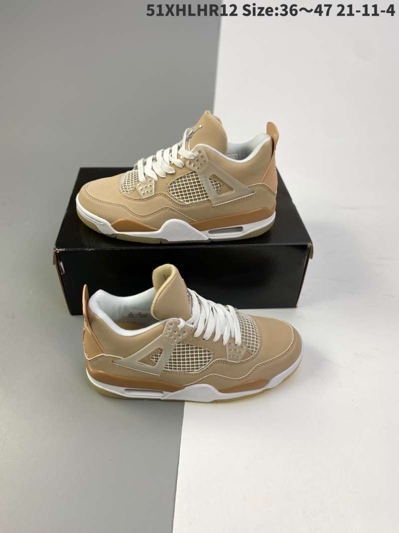Jual Nike Air Jordan 4 Wmns Quot Shimmer Quot Light Khaki Nike Air ...