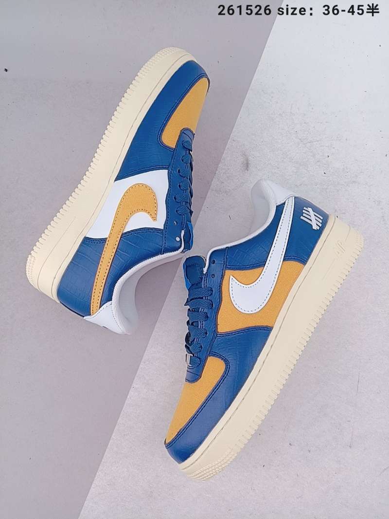 Jual Nike Air Force 1 low top blue and yellow snake pattern creates a ...