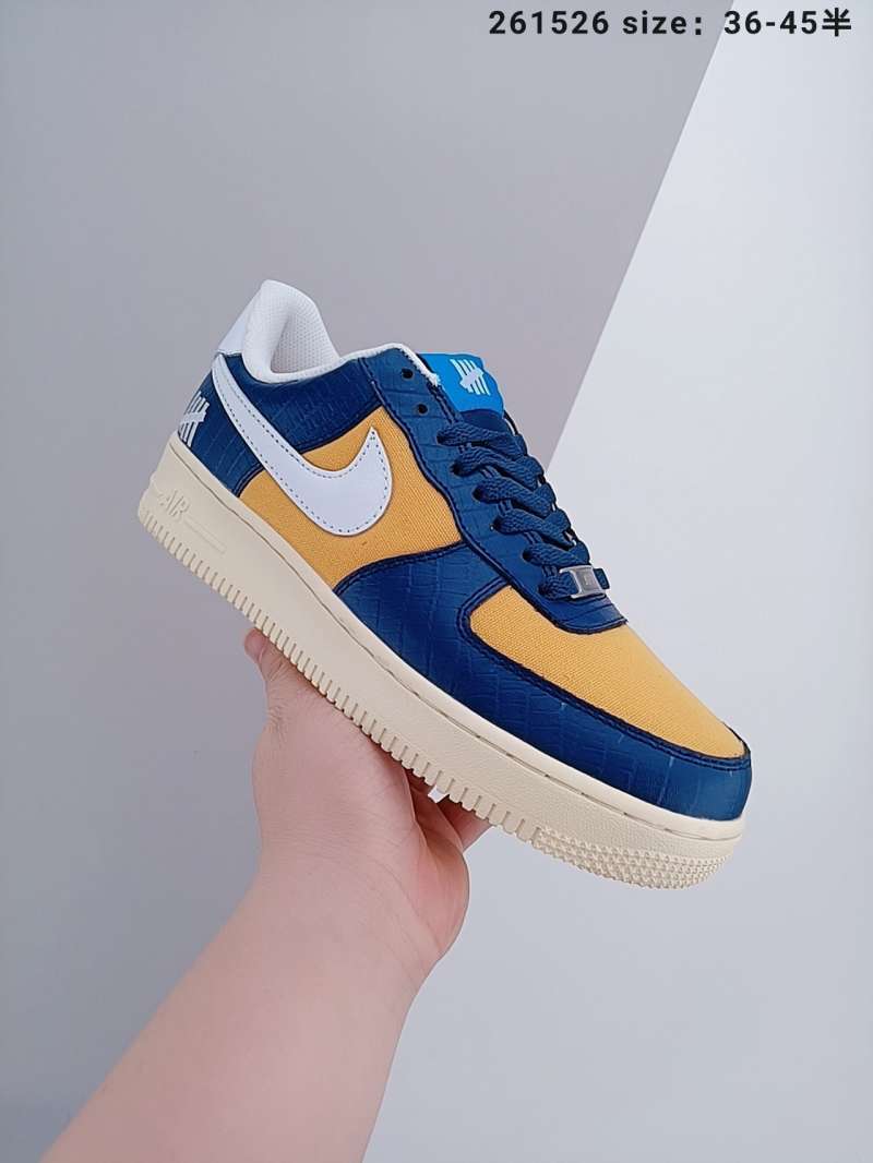 Jual Nike Air Force 1 low top blue and yellow snake pattern creates a ...