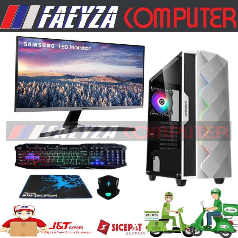 Jual PC GAMING INTEL CORE I5 9400F feat 4GB ddr5 Ram 16gb LED 24 GAMING ...