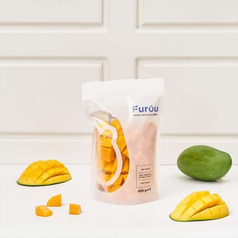 Jual Frozen Fruit Mango ( Iqf ) Buah Mangga Beku 450g - Furou Di Seller ...