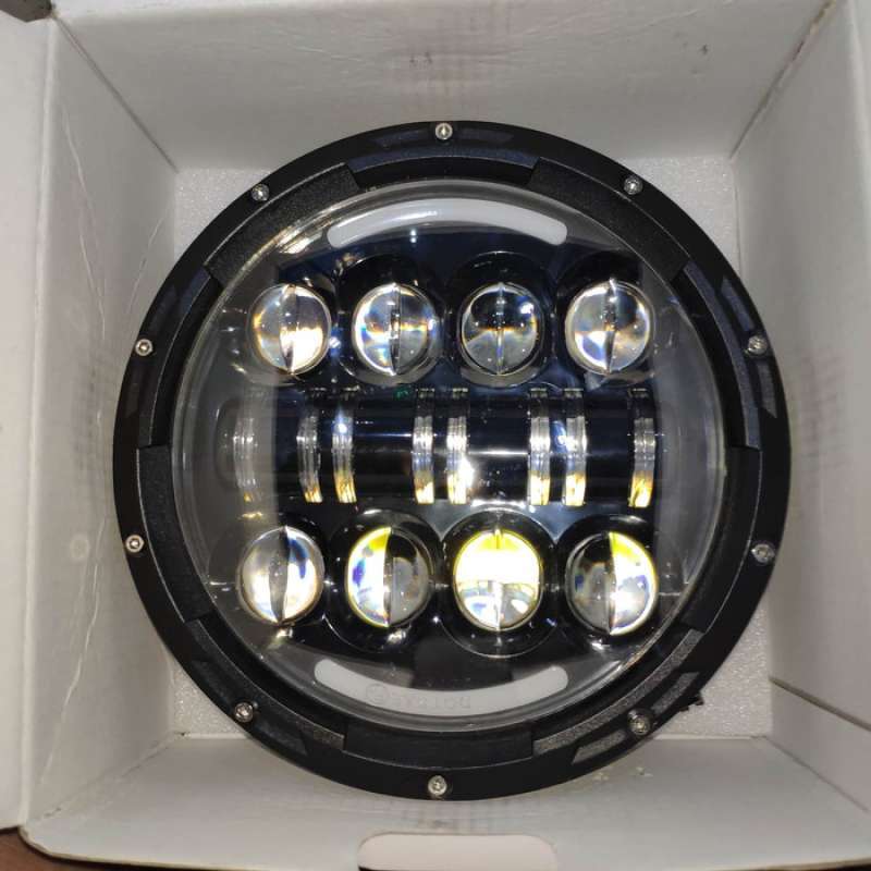 Jual Head lamp 7 inch rubicon hardtop taft jimny di Seller Anything ...
