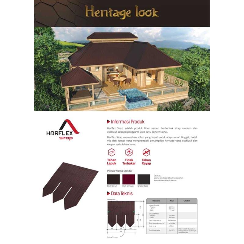 Jual Atap Fibercement Harflex Sirap Hardex Di Seller Payon Mandiri ...