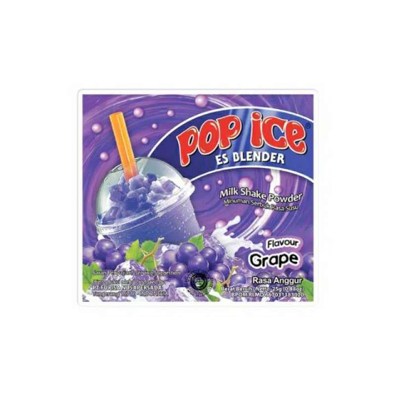 Jual POP ICE ANGGUR RENCENG ISI 10 SACHET di Seller JAS_HOME_APP8 ...