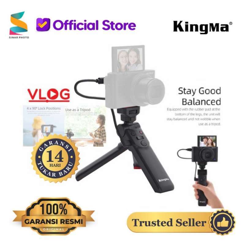 Jual Kingma Vlogging Camera Grip for Mirrorless with Remote Control BM ...