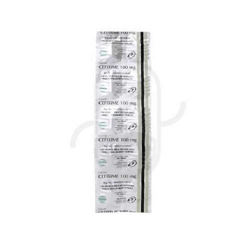 Jual CEFIXIME NOVELL 100 MG STRIP 10 KAPSUL di Seller Apotek Mose Sawah ...