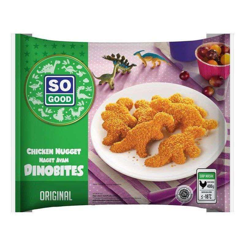 Promo So Good Chicken Nugget Dinobites 400gr Diskon 30% Di Seller ...