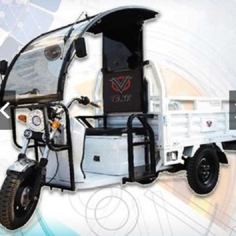 Jual Mobil Bak Pick Up Listrik Roda 3 Volta 501 Cabin 1200w 60v 58ah ...