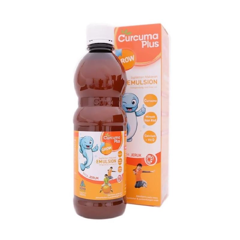 Jual Curcuma Plus Grow Emulsion Syrup - Orange 400ml di Seller Soho ...