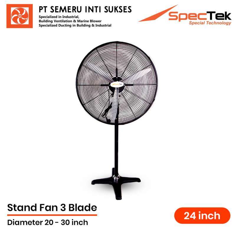 Jual SPECTEK Kipas Angin Berdiri 24 inch / Stand Fan Besi ST-24 di ...