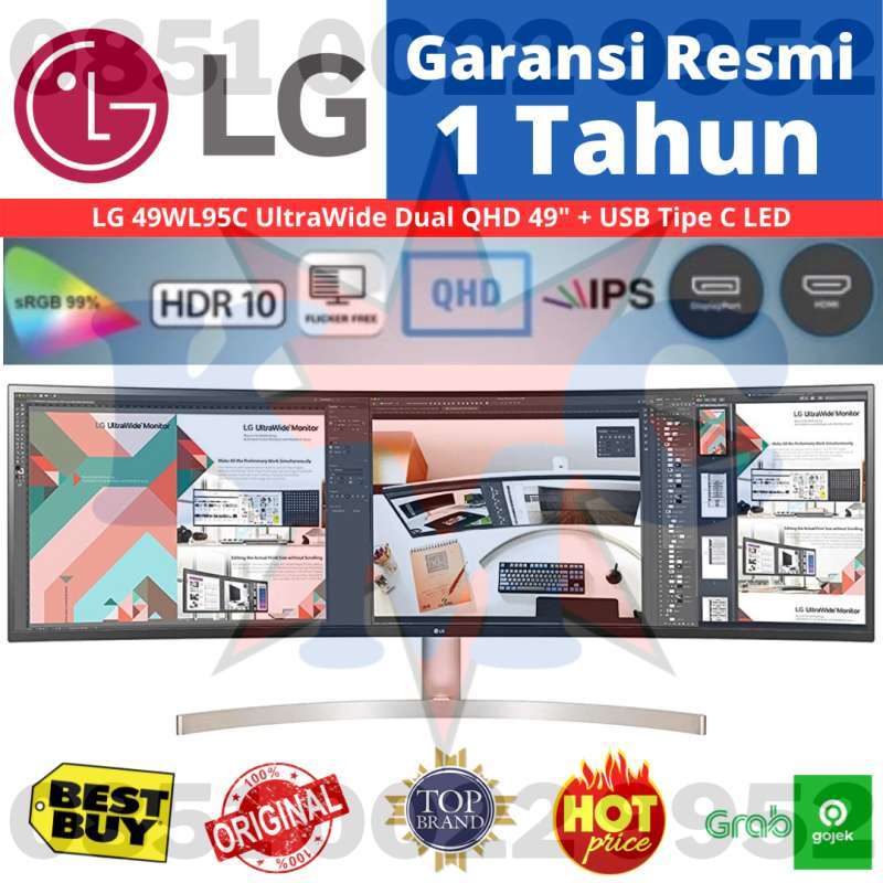 Jual Monitor Led Lg 49wl95c W 32:9 49” Ultrawide Dual Qhd Ips Curved Di Seller Karya Megah ...