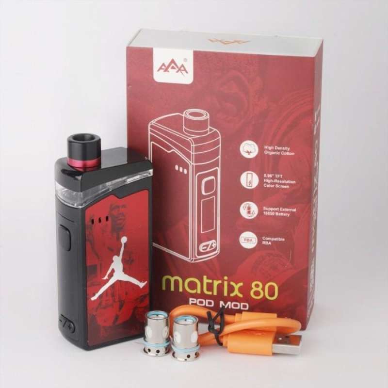 Jual Matrix 80w 18650 Pod Kit By Aaa Vape 100% Authentic / Matrix 80w ...