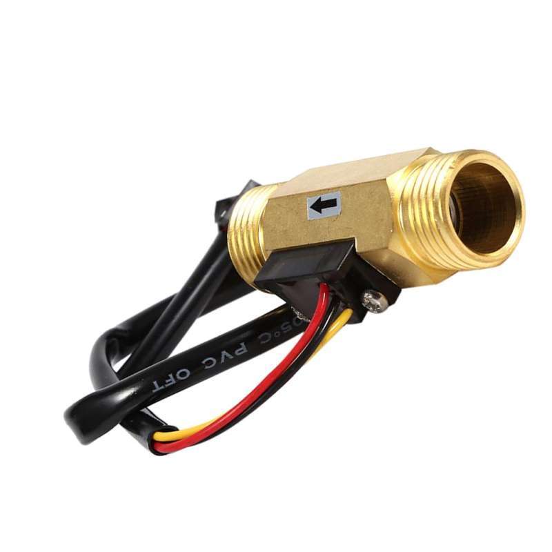 Promo G1/2 Hall Effect Water Flow Sensor Switch Flowmeter Fluid Meter 1 ...