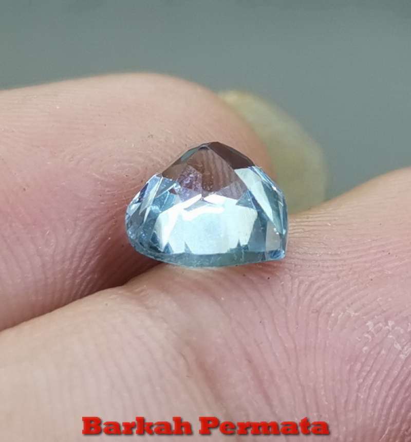 Jual Batu Permata Topas Biru Asli Bentuk Hati Di Seller Barkah Permata ...
