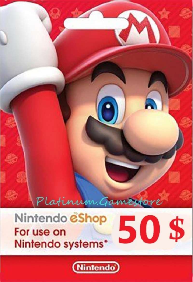Jual Nintendo Eshop Prepaid Card Us 50 (digital) Di Seller Platinum ...