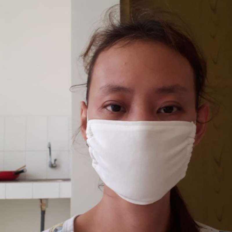 Jual Kain penutup mulut khusus warna putih di Seller Elisabethme ...