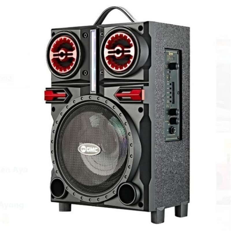 Jual Speaker Gmc 897R Bluetooth Portable 8 Inch Pairing Free Mic ...