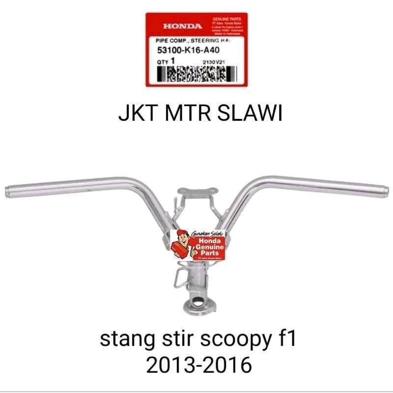 Jual 53100-K16-A40 Stang motor stang stir scoopy f1 esp tahun 2015 ...