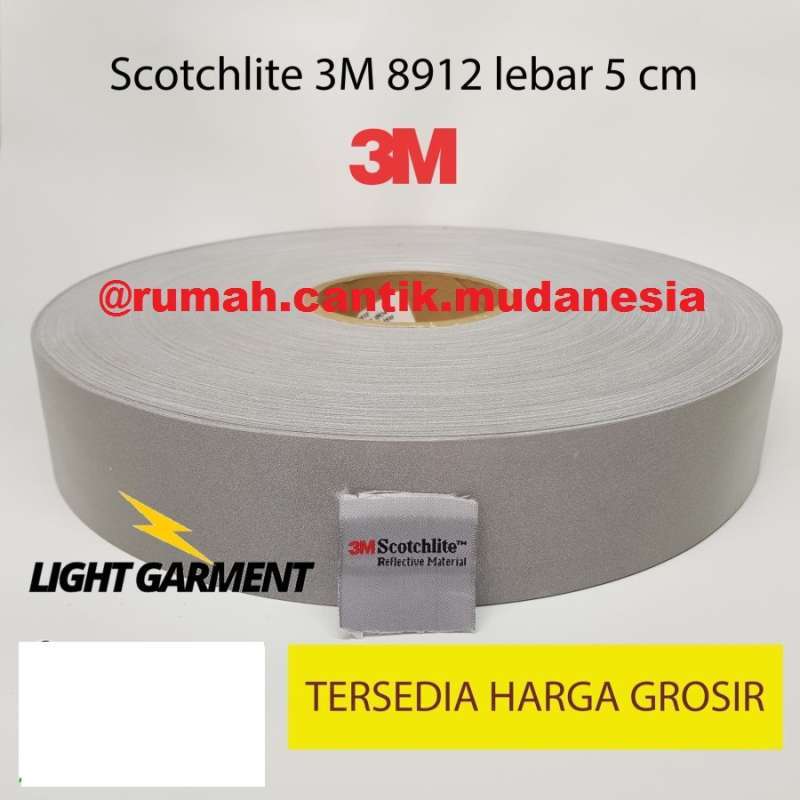 Jual Pita 3M 8912 Scotchlite Skotlet Reflective tape 200 m lebar 2/ 5 ...