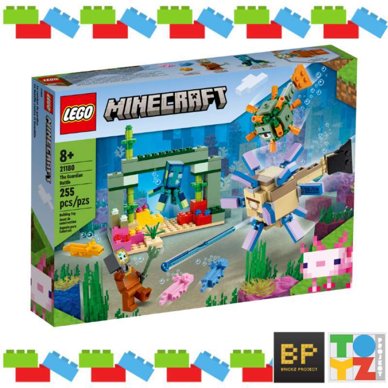 Jual LEGO 21180 MINECRAFT The Guardian Battle di Seller Toyz Project ...