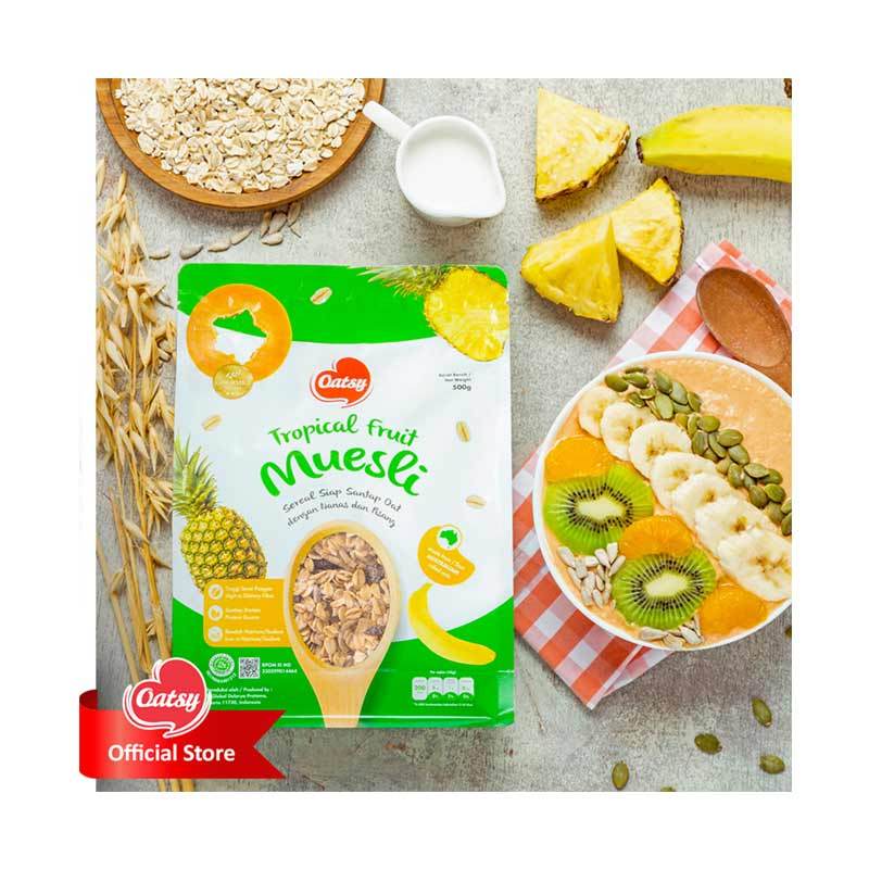 Jual Oatsy Tropical Fruit Muesli [500 G] Di Seller Food Barn Co - Kebon ...