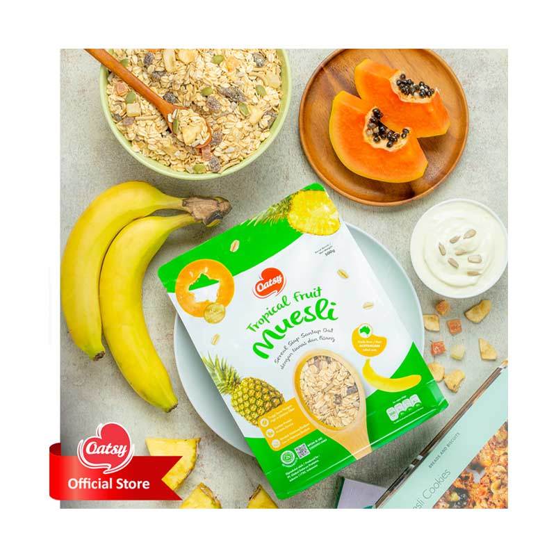 Jual Oatsy Tropical Fruit Muesli [500 G] Di Seller Food Barn Co - Kebon ...