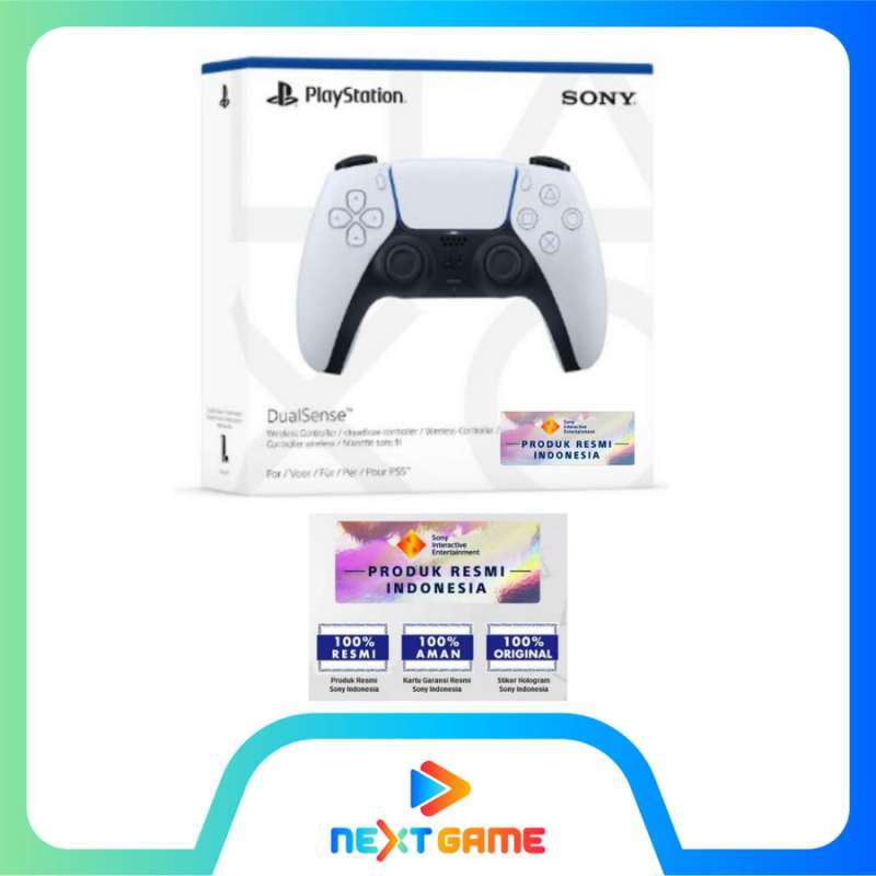 Jual Sony PS5 Dualsense Controller - Stik Playstation 5 - White Indo di ...