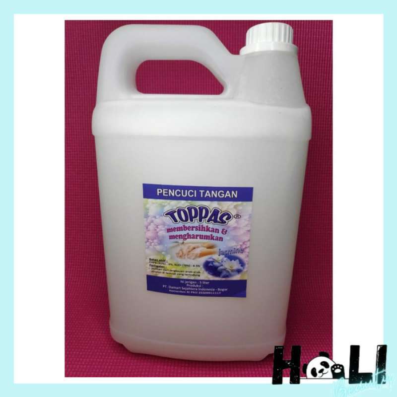 Jual TOPPAS SABUN CUCI TANGAN HAND SOAP 5 LITER JASMINE di Seller ...