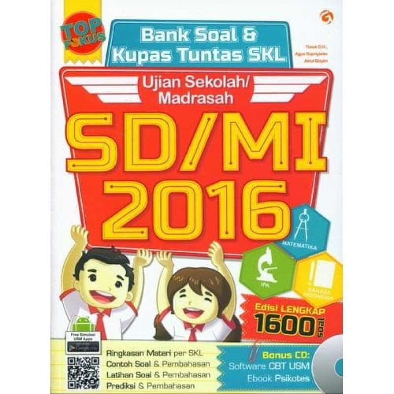 Promo Original Bank Soal dan Kupas Tuntas SKL Ujian Sekolah/Madrasah SD/MI 2016 Buku Bimbingan ...