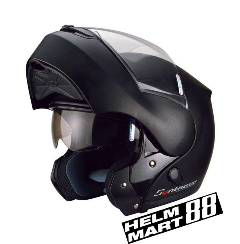 Promo ZEUS 3000A Helm ZEUS Modular ZS-3000A Flip Up ZS3000A - XL HITAM ...