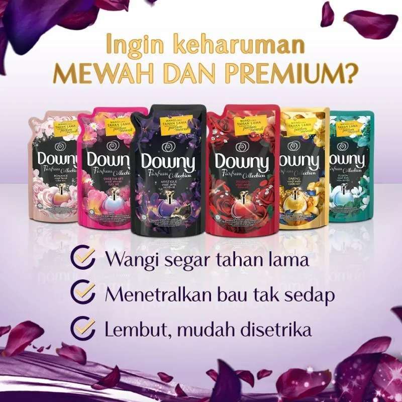 Promo Downy Sunrise Fresh Softener Pewangi Dan Pelembut Pakaian Konsentrat [1.4 L] Isi 3 Pcs ...