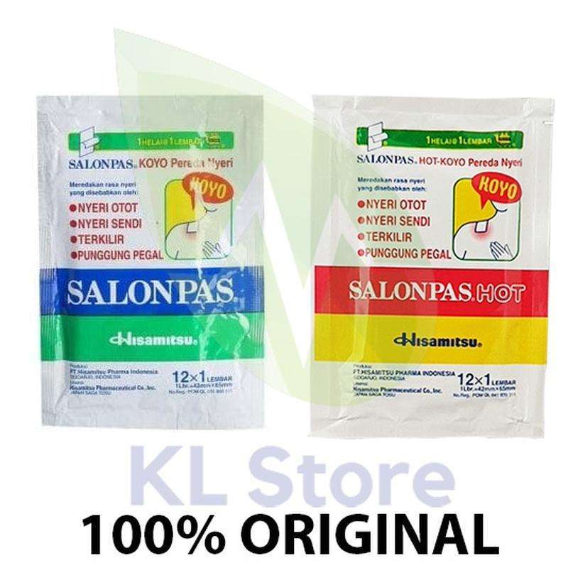 Jual SALONPAS KOYO HISAMITSU 12 X 1 LEMBAR BIRU & MERAH NYERI OTOT ...