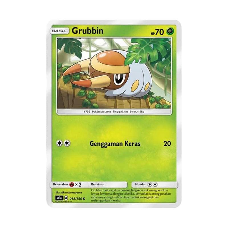 Jual Pokemon Indonesia Trading Card Grubbin AS1a 018-150 C di Seller ...
