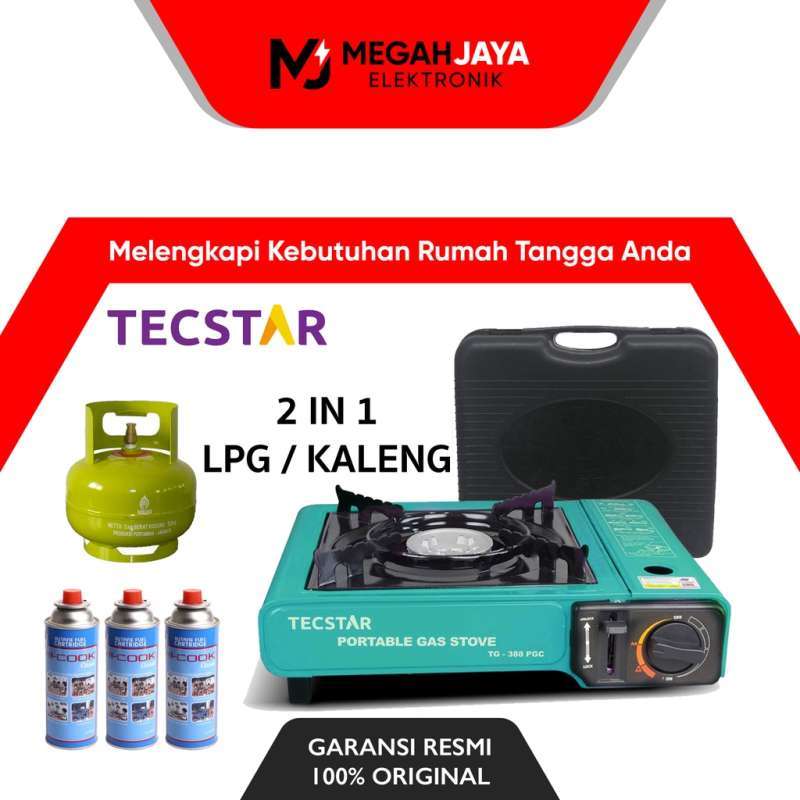 Jual TECSTAR KOMPOR PORTABLE / PAKET GAS PORTABLE HI-COOK / TOKAI ...