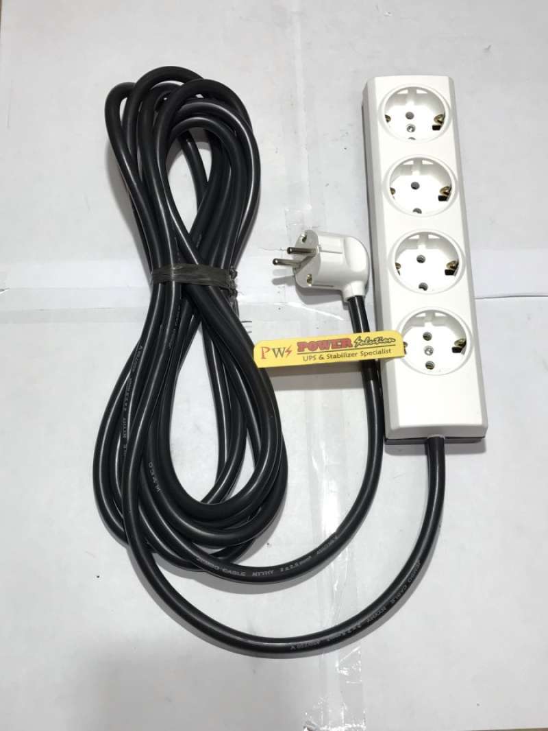 Jual Kabel listrik Tambahan ( Extension ) 5M 2x2.5mm 4 Lubang Broco di ...