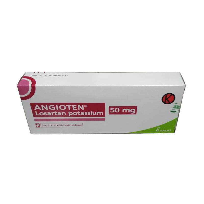 Jual ANGIOTEN 50 MG 10 TABLET di Seller RX H Store - Karet, Kota ...