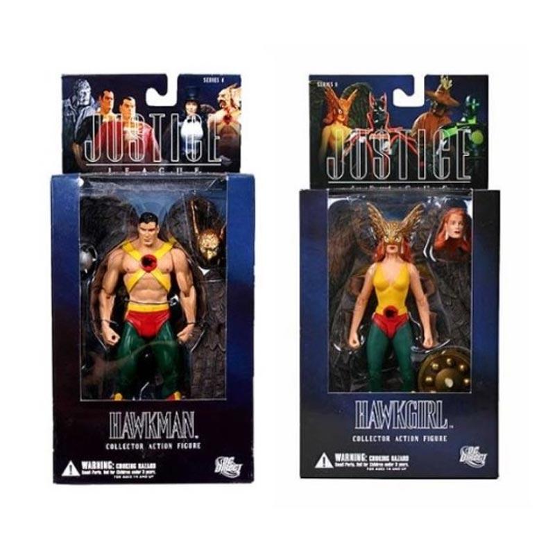 Jual DC Direct Alex Ross Justice League Hawkman & Hawkgirl (Set of 2 ...