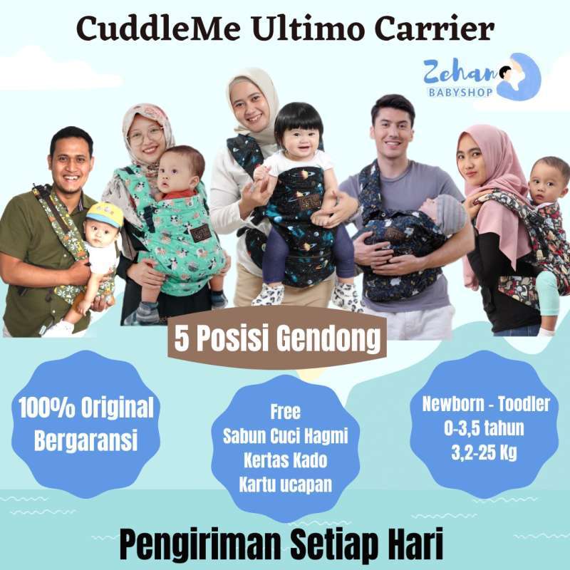 Jual Cuddle Me Ultimo Carrier Gendongan Bayi SSC Hipseat Ergonomis ...