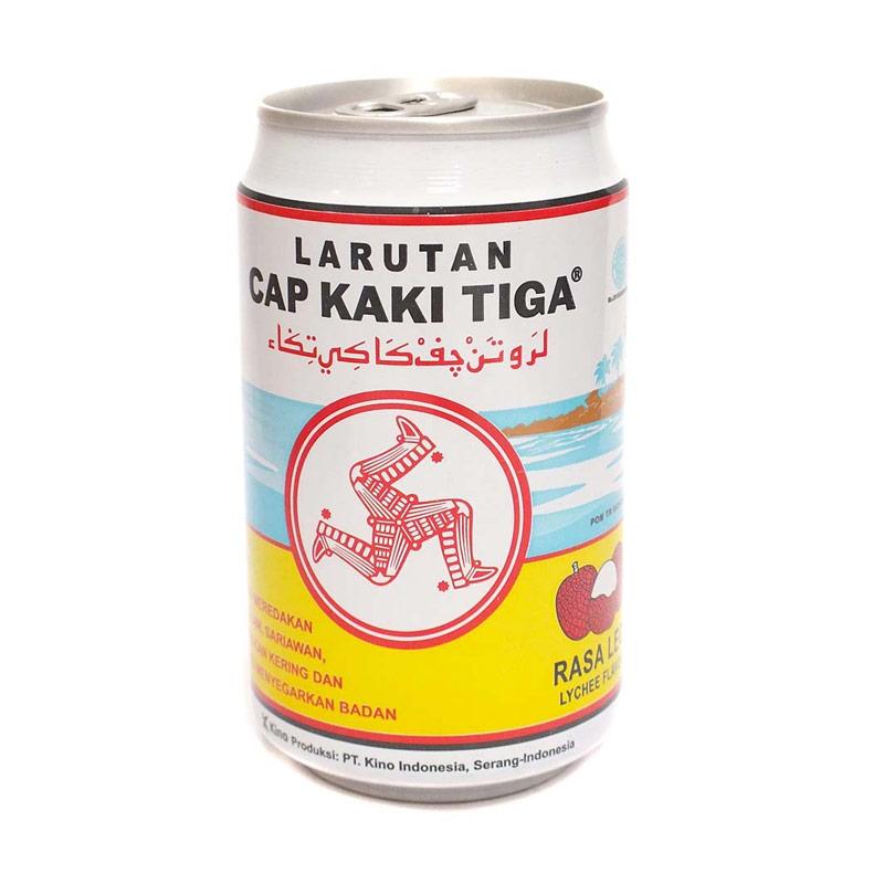 Jual Cap Kaki Tiga K3 Lychee Larutan Penyegar [320 Ml/ Kemasan Kaleng ...