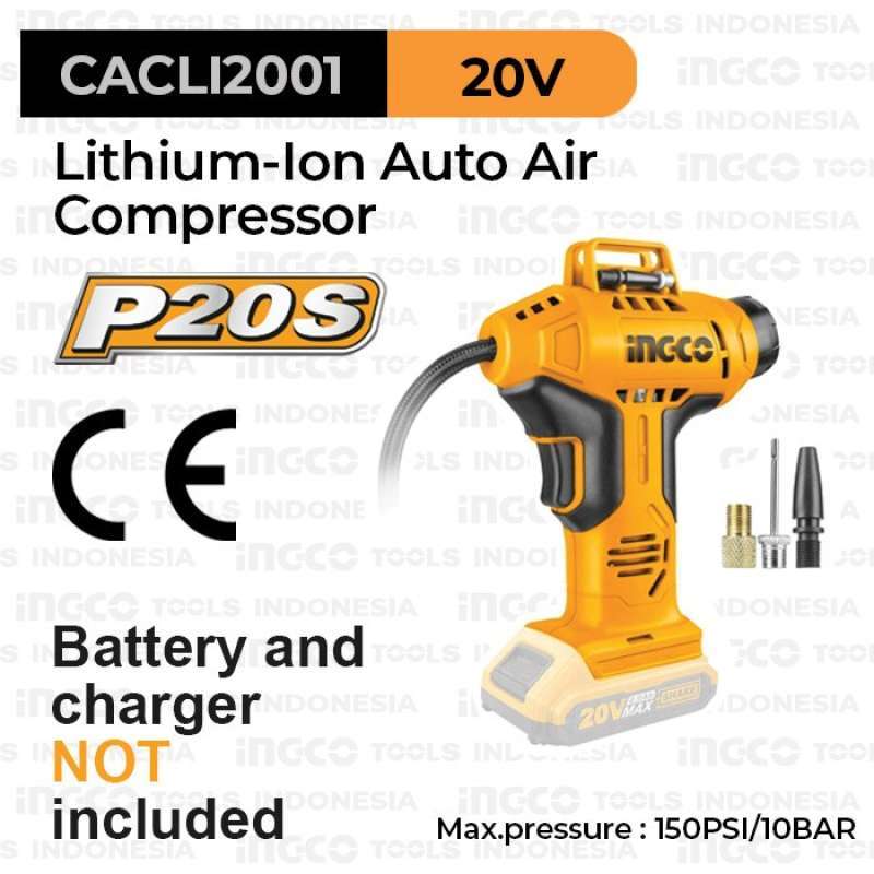 Jual Mini Air Compressor Auto INGCO CACLI2001 Mesin Kompresor Pompa ...