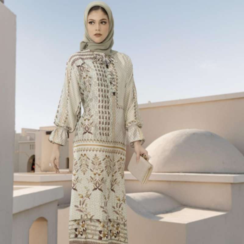 Jual HALIMA Gamis Silk Laila Green - Semua Ukuran di Seller Halima Official Store - Cibatu, Kab ...