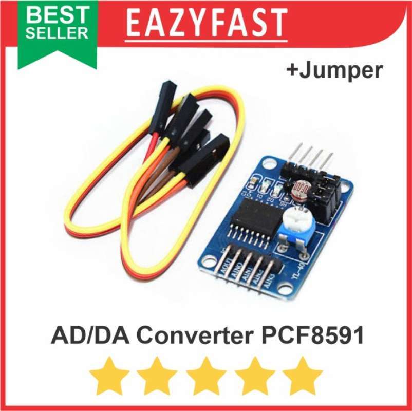 Jual PCF8591 AD DA ADC DAC Digital Analog Converter Module di Seller ... Jual PCF8591 AD DA ADC DAC Digital Analog Converter Module di Seller ...
